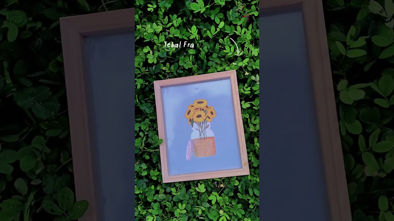 Sentuhan Alam di Dalam Rumah! Dekorasi Bingkai Kayu Foto Bunga Estetik Samakayu #dekorasi #bingkai