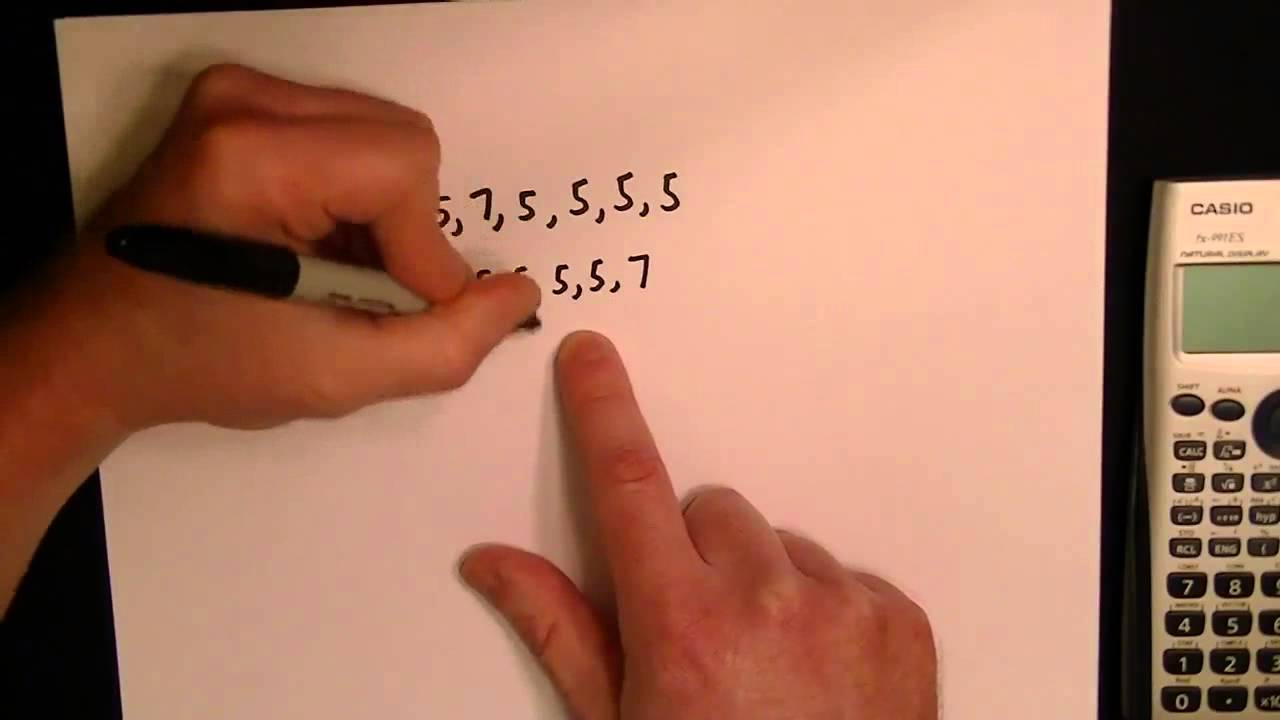 GED Math Test 2014 - Median of Data Set Tutorial