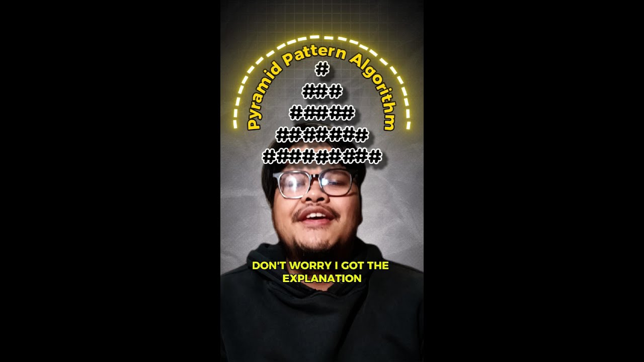 How to Solve a Pyramid Pattern Algorithm? #livecoding #javascript #algorithm #technicalinterview