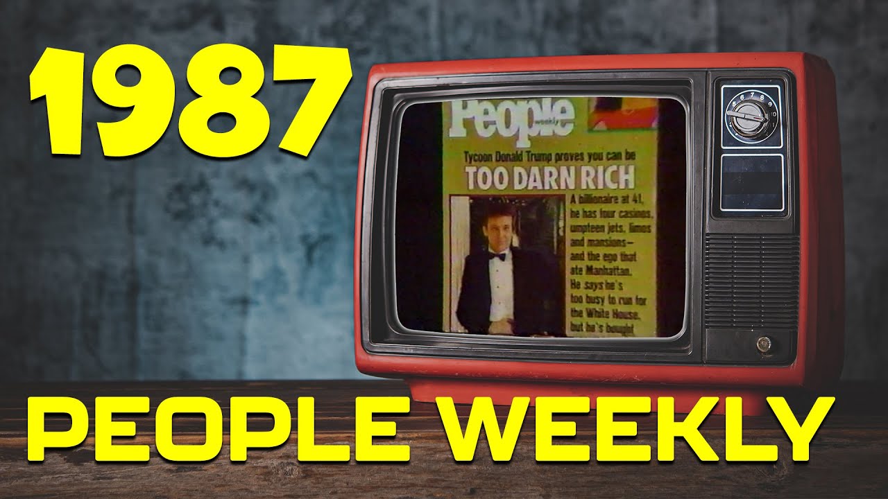 People Weekly Magazine 12/7/1987 Donald Trump 