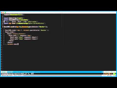 Learn Mastering ReactJS Utilizing a Router to Manage Our URLs and Main Entry Points | packtpub ...