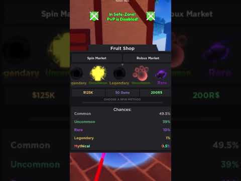 Spinning until I get a mythic fruit Day 1 (Haze Piece)