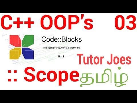 Learn Scope Resolution Operator in CPP in tamil - Mind Luster
