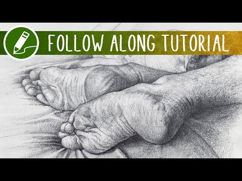 Drawing Feet Study | Follow Along Livestream