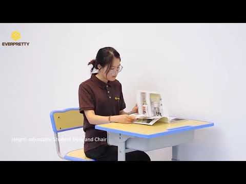 Height-adjustable Student Desk and Chair from EVERPRETTY