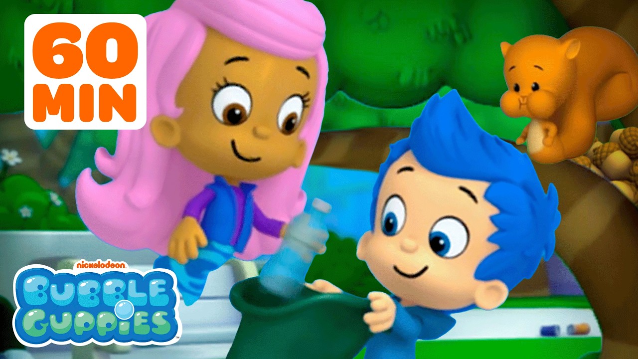 Molly and Gil Clean up the Planet! | Bubble Guppies