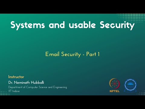 mod03lec11 - Email Security - Part 1