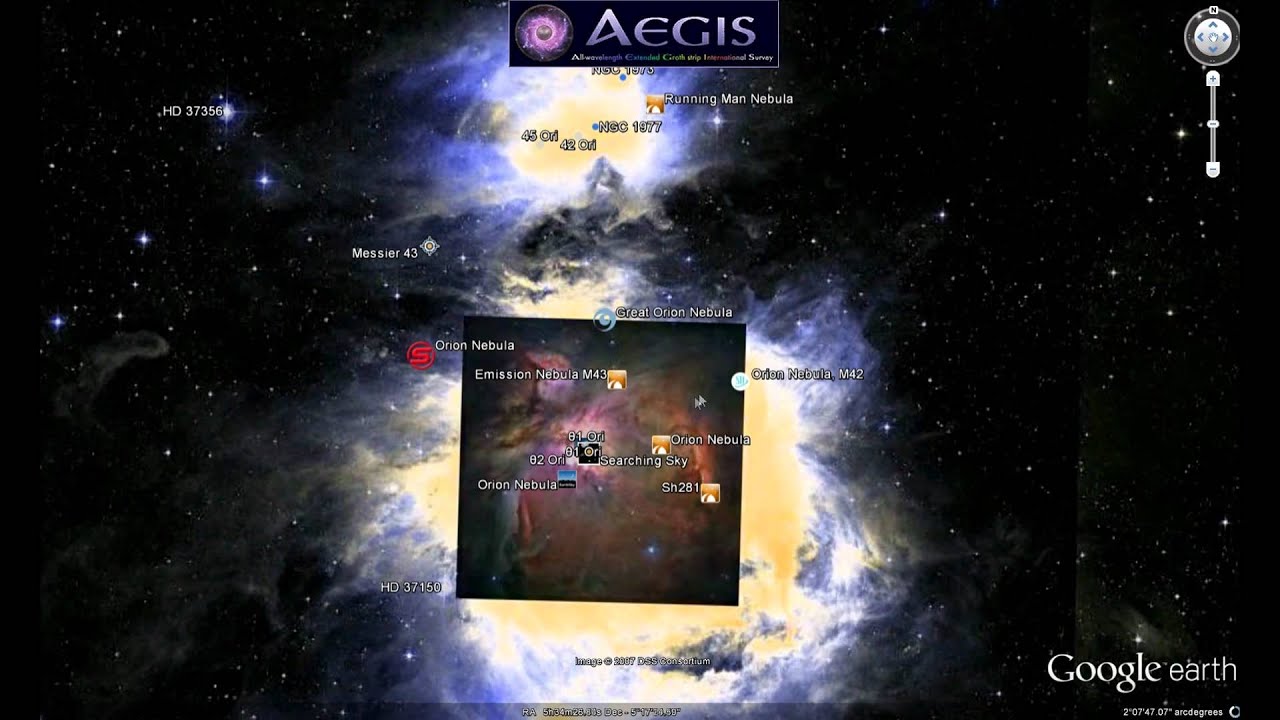 Google Earth - Mass Effect - Galaxy Map