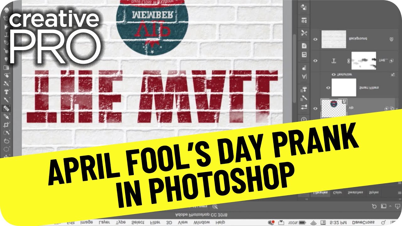Photoshop April Fool’s Day Prank ft. Dave Cross // Three Minutes Max (Video Tutorial)