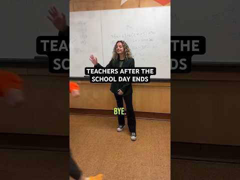 they have no life…right? #americanhighshorts #teaching #teacher #afterhours