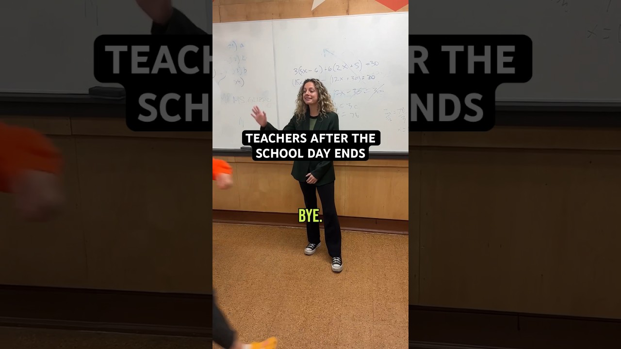 they have no life…right? #americanhighshorts #teaching  #teacher #afterhours