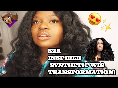 SZA INSPIRED HAIR TRANSFORMATION ON SYNTHETIC WIG | OUTRE NEESHA WIG