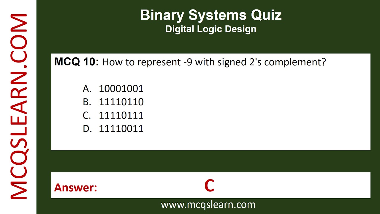 Binary Systems Quiz Questions Answers | Binary Systems Class 12–9 Notes | Ch 3 PDF Quiz | Free App