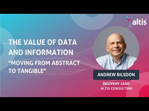 The Value of Data and Information - Moving From Abstract to Tangible