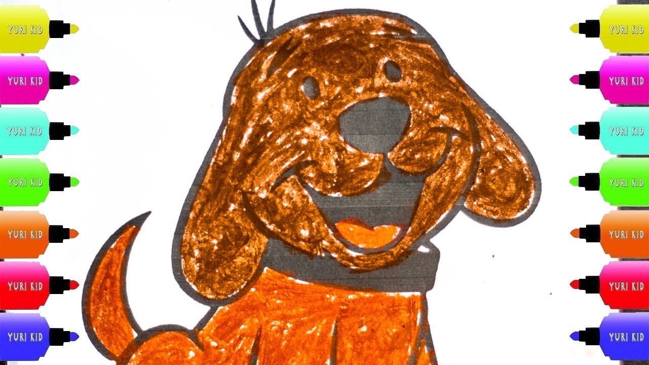 Puppy Coloring Page For Kids
