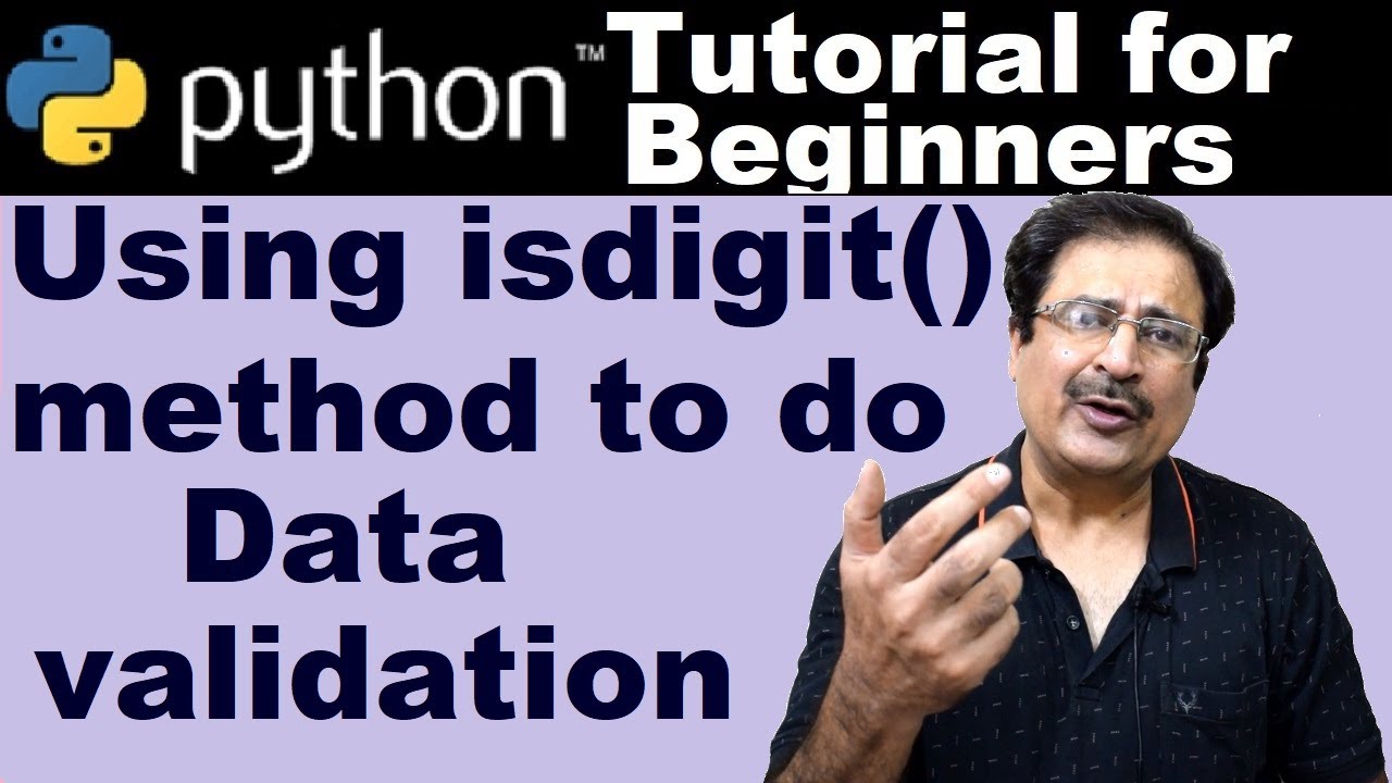 String isdigit() Method | Python Tutorial For Beginners #bintuharwani #pythonforbeginners