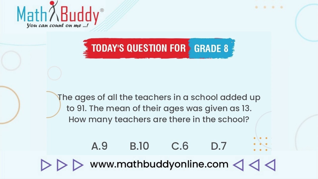 Math Practice Problem Grade 8 Question 252