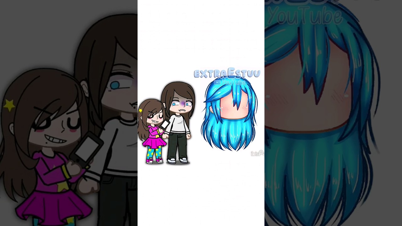 💇🏻‍♀️| hair drawing 2023 vs 2019 #shorts #viral #gacha #edit #trend ib: @nana5.10