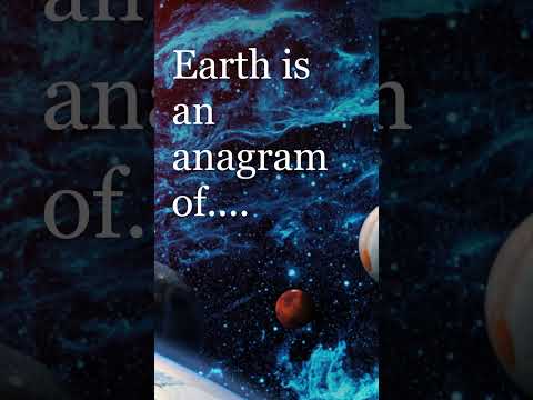 Out of this world anagrams.#space #anagrams