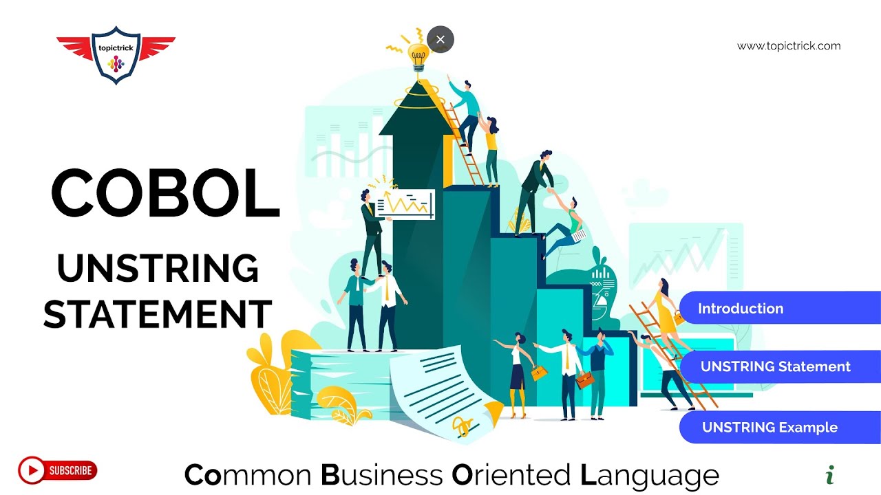 UNSTRING in COBOL | COBOL STRING HANDLING | COBOL UNSTRING STATEMENT | UNSTRING Example.
