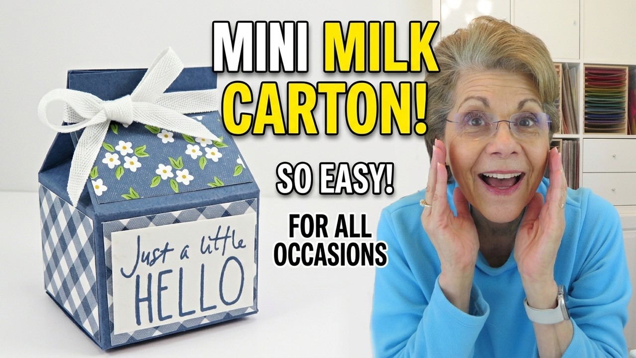 DIY Mini Milk Carton Gift Box | Easy Tutorial