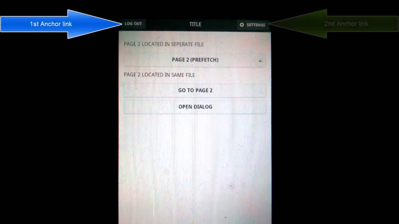 5. jQuery Mobile Toolbars part 1 of 2
