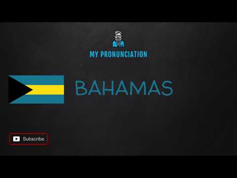 How to pronounce Bahamas || Country || My Pronunciation