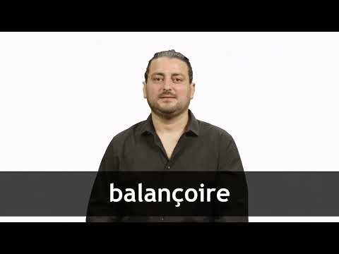 English Translation of “BALANÇOIRE” | Collins French-English Dictionary