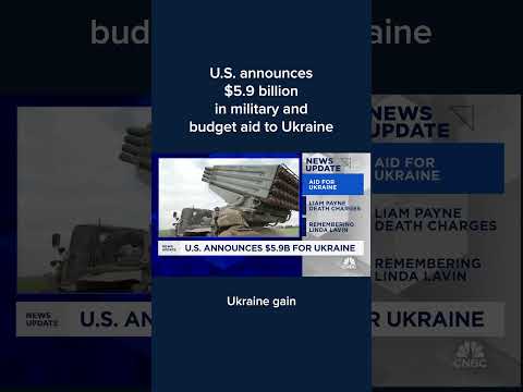 U.S. announces $5.9 billion in military and budget aid to Ukraine