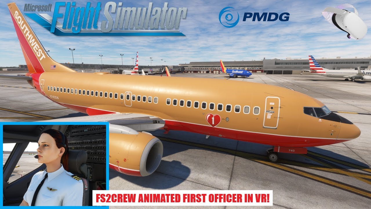 PMDG 737-700 with FS2CREW Animated First Officer in VR LIVE! - Videos & Streams - Microsoft ...