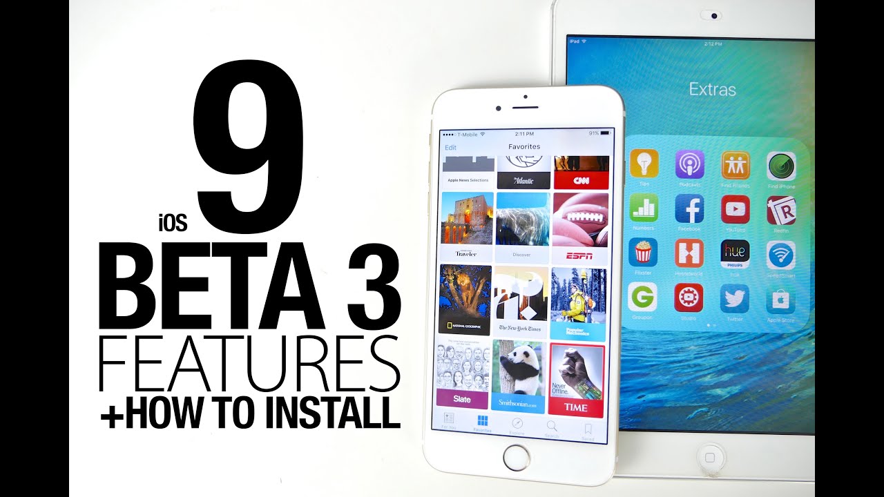 iOS 9 Beta 3 New Features Review + How To Install