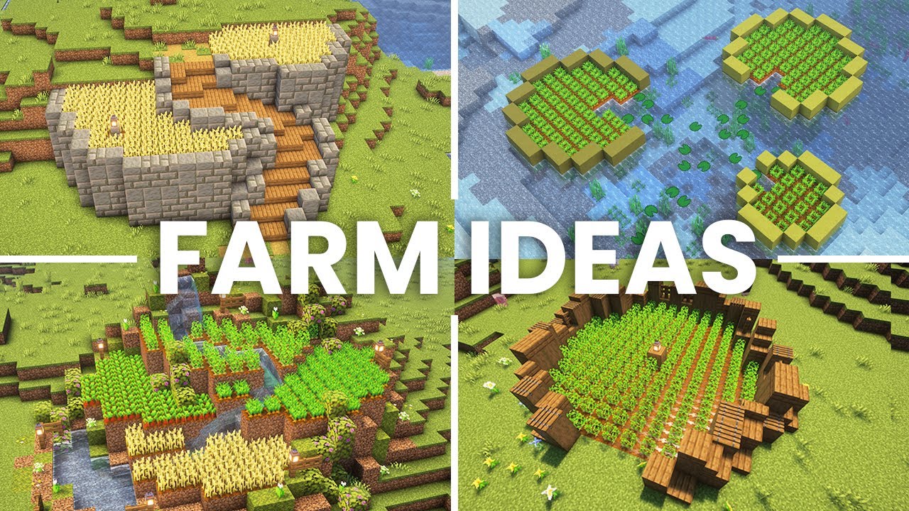10 Cute and Simple Minecraft Farm Designs