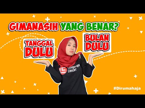 Cara Menulis Dan Membaca Tanggal Dalam Bahasa Ingris.