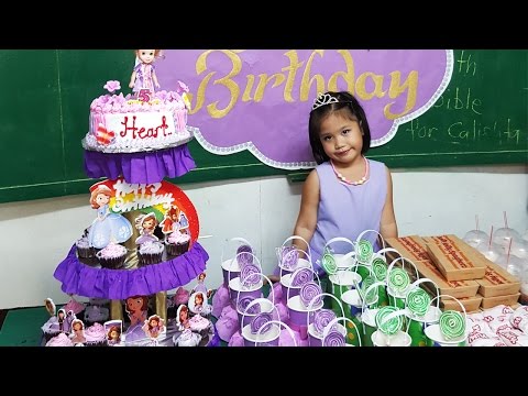Sofia The First Birthday Party