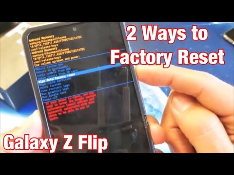 Galaxy Z Flip: Two Ways to Factory Reset (Hard Reset & Soft Reset)