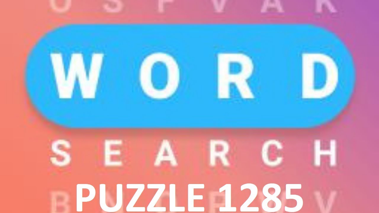 Word Search Daily Life