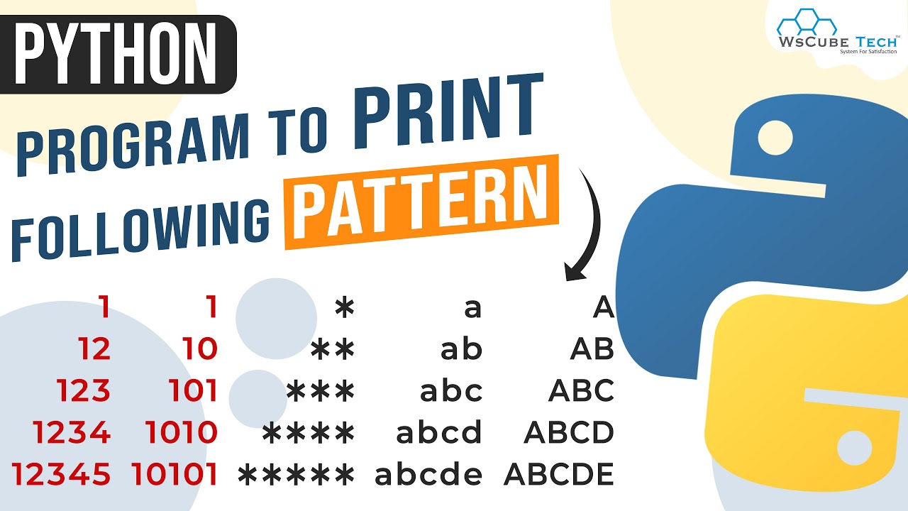 Python Program to Print Triangle | Triangle Pattern Printing in Python | Patterns Printing in Python
