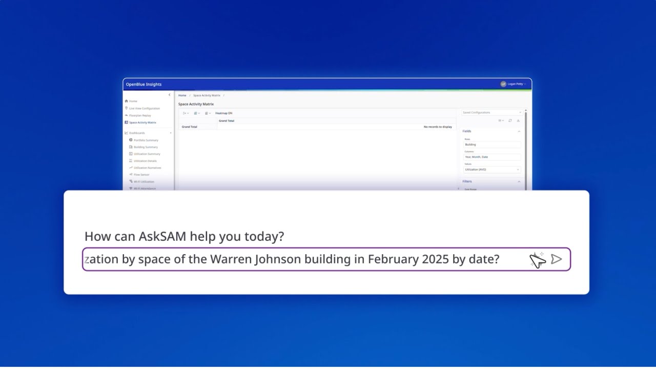 AskSAM in Action: Simplifying Space Optimization with AI in OpenBlue