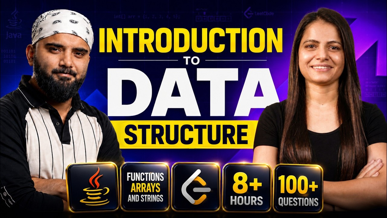 Introduction to Data Structures in Java | Arrays, Methods & Strings | Part 2