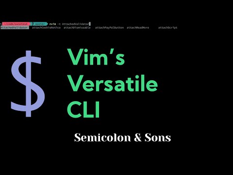 Vim's Versatile CLI