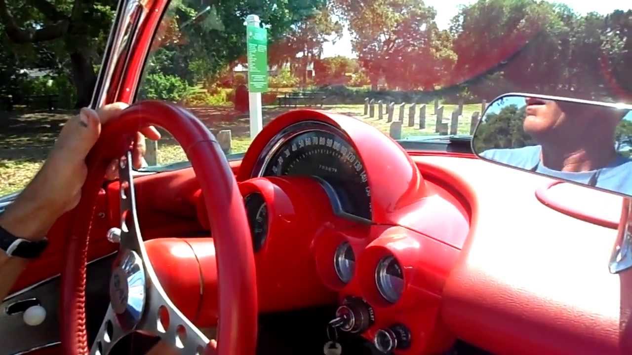 1960 Red Corvette test drive @ THE VETTE NET