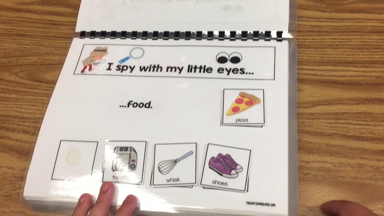 I Spy Categories Adapted Book - Food