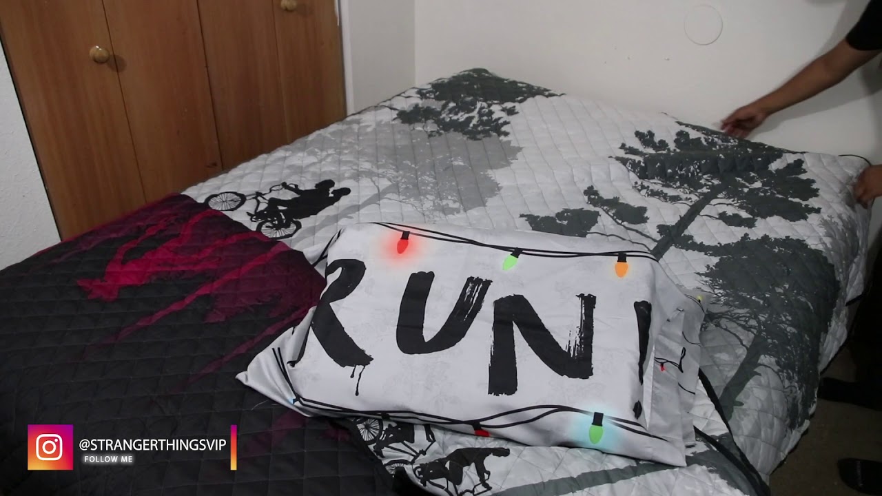 Stranger Things Bed Sheets/Quilt set & Blanket