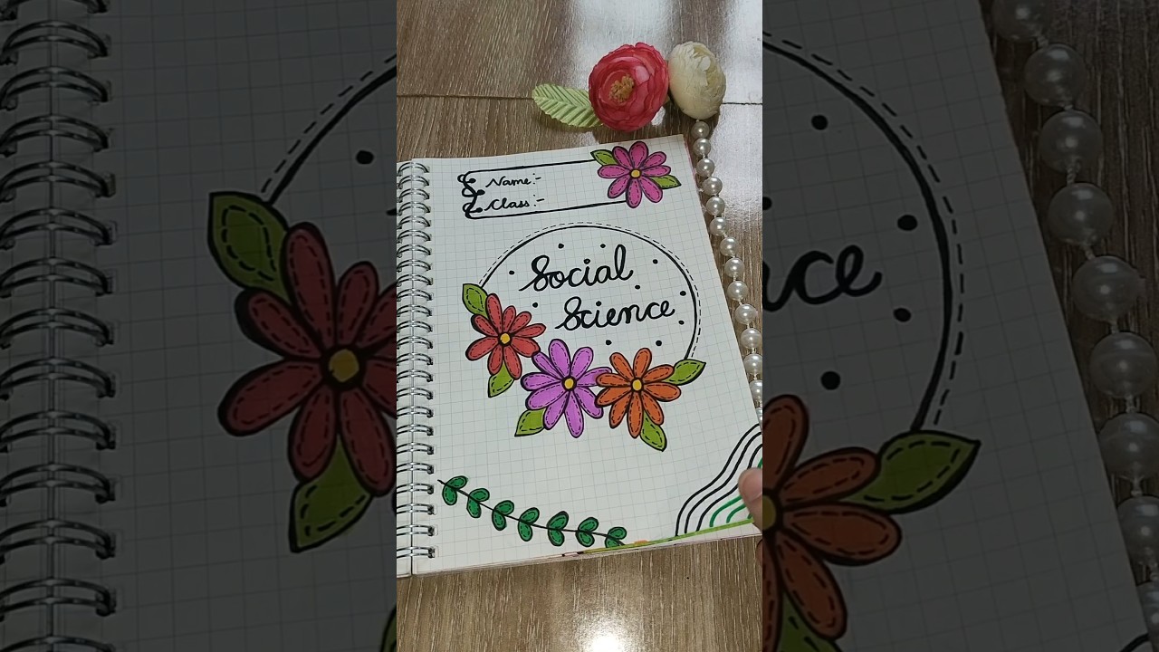 Flip through aesthetic front cover page designs 🤩✨ #ytshorts #frontpage