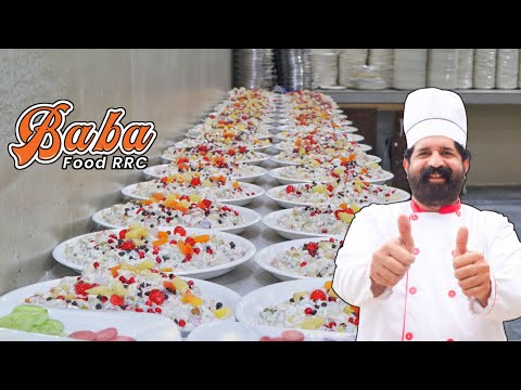 Serving of 75kg Russian salad Chef Rizwan | BaBa Food RRC #babafoodrrc
