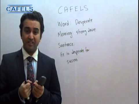 CAFELS (Basic English): Desperate Meaning and Sentence in Urdu/Hindi-Canada Qualified