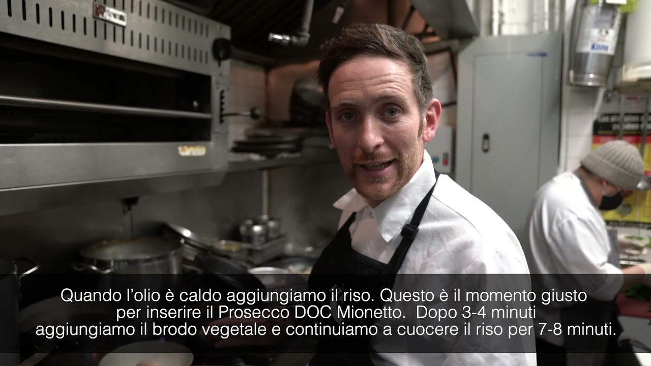 Prosecco DOC and the risotto al radicchio by chef Riccardo Orfino | 50 Top Italy - [EN SUB IT]