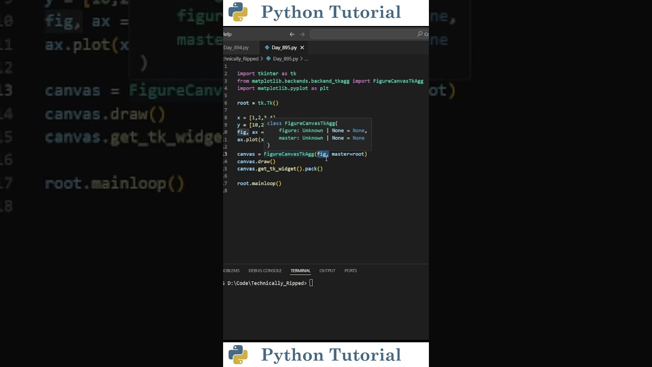 How to Add a Matplotlib Plots to Tkinter | Python Tutorial