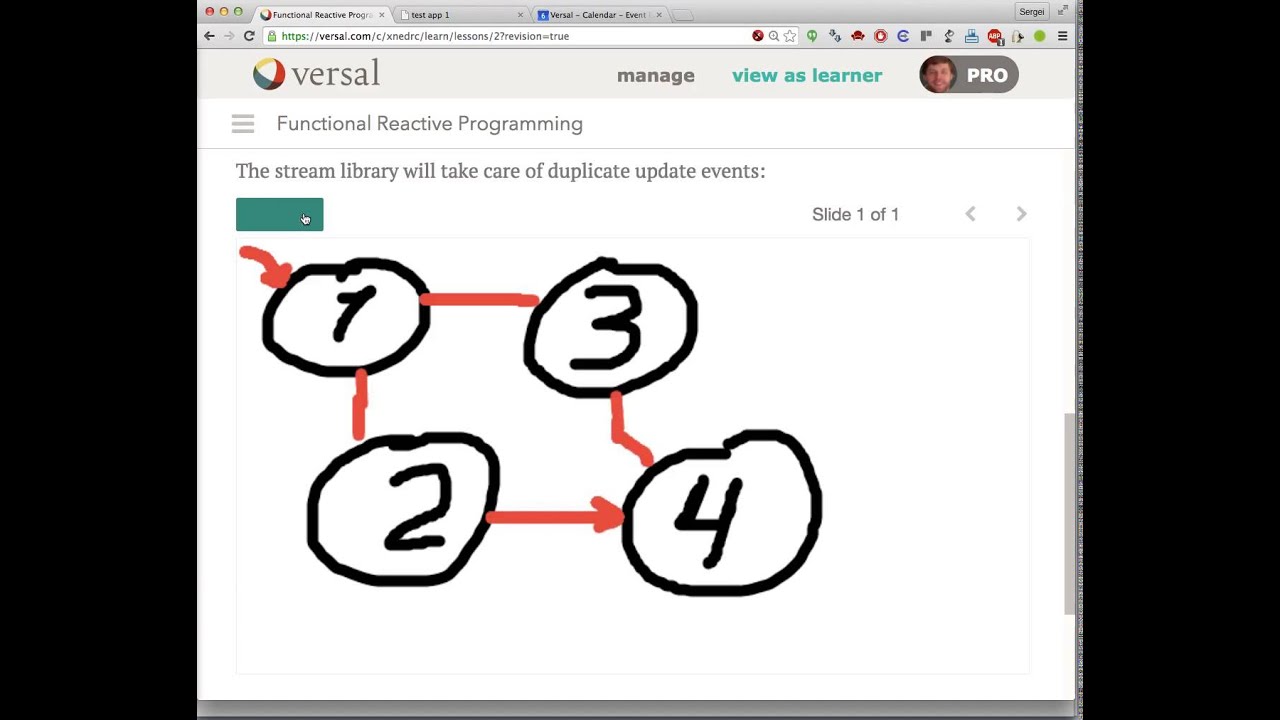 The functional reactive frontend. How to use JavaScript with functional reactive programming