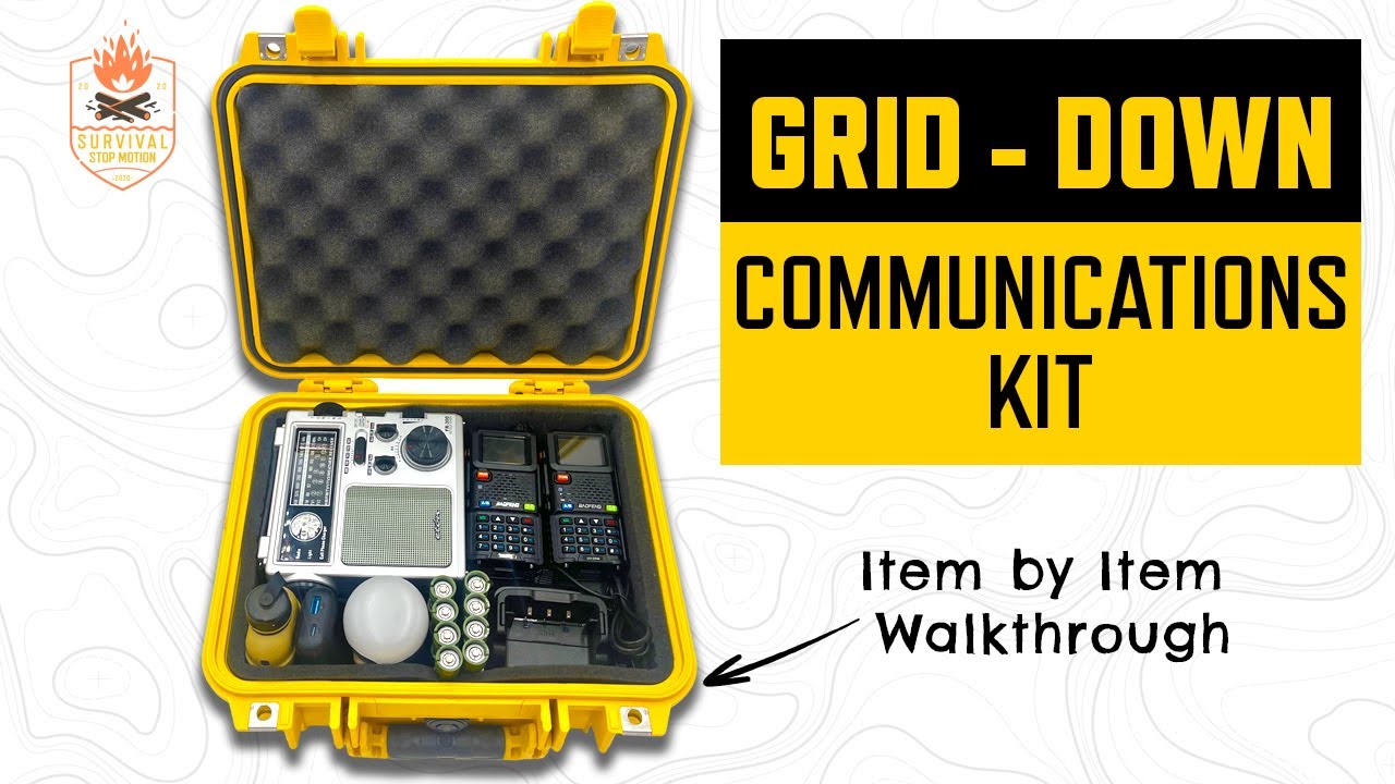 The Only Emergency Radio Kit You’ll Ever Need ! - Grid Down Communications Kit Breakdown